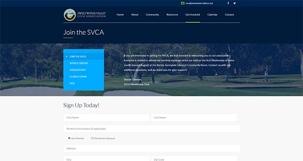 Join the SVCA - Sweetwater Valley Civic Association
